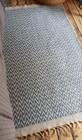 Scandi Recycled Cotton Jute Herringbone Soft Rugs 90 x 150 cm ...