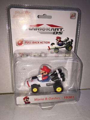 Nintendo DS Super Mariokart MARIO B-DASHER Pull Speed Back Action cod ...