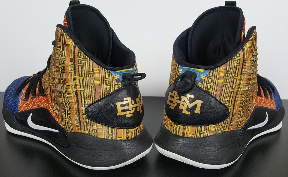 NIKE HYPERDUNK X BHM BASKETBALL NBA PLAYER WORN PROMO SAMPLE RARE (SIZE ...