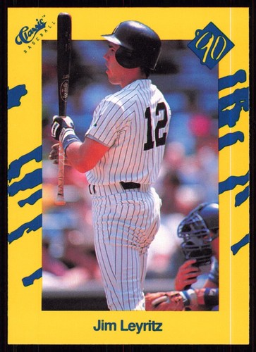 1990 Classic Yellow Jim Leyritz New York Yankees #T60 | eBay