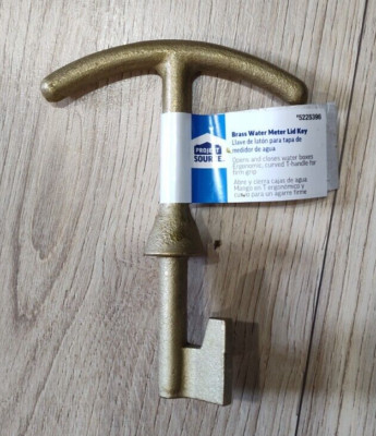 Brand New- Project Source- Brass Water Meter Lid Key- 5225396 | eBay