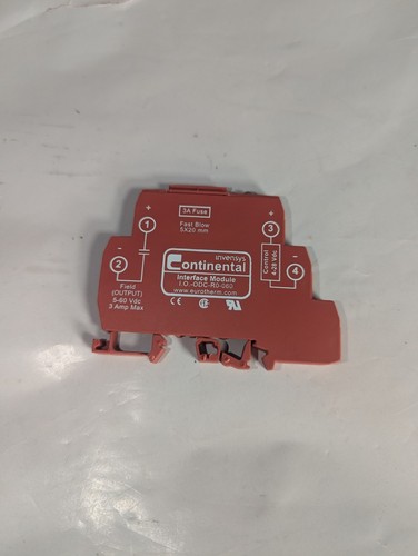 NEW INVENSYS CONTINENTAL INTERFACE DIN RAIL MOUNT I/O MODULE I.O.-ODC ...