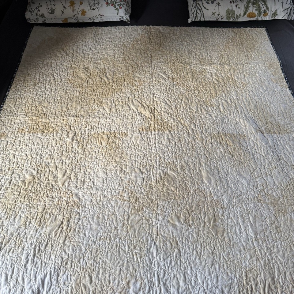 Handmade Throw Lap Quilt 56”x57” Country Charm Little House on the ...