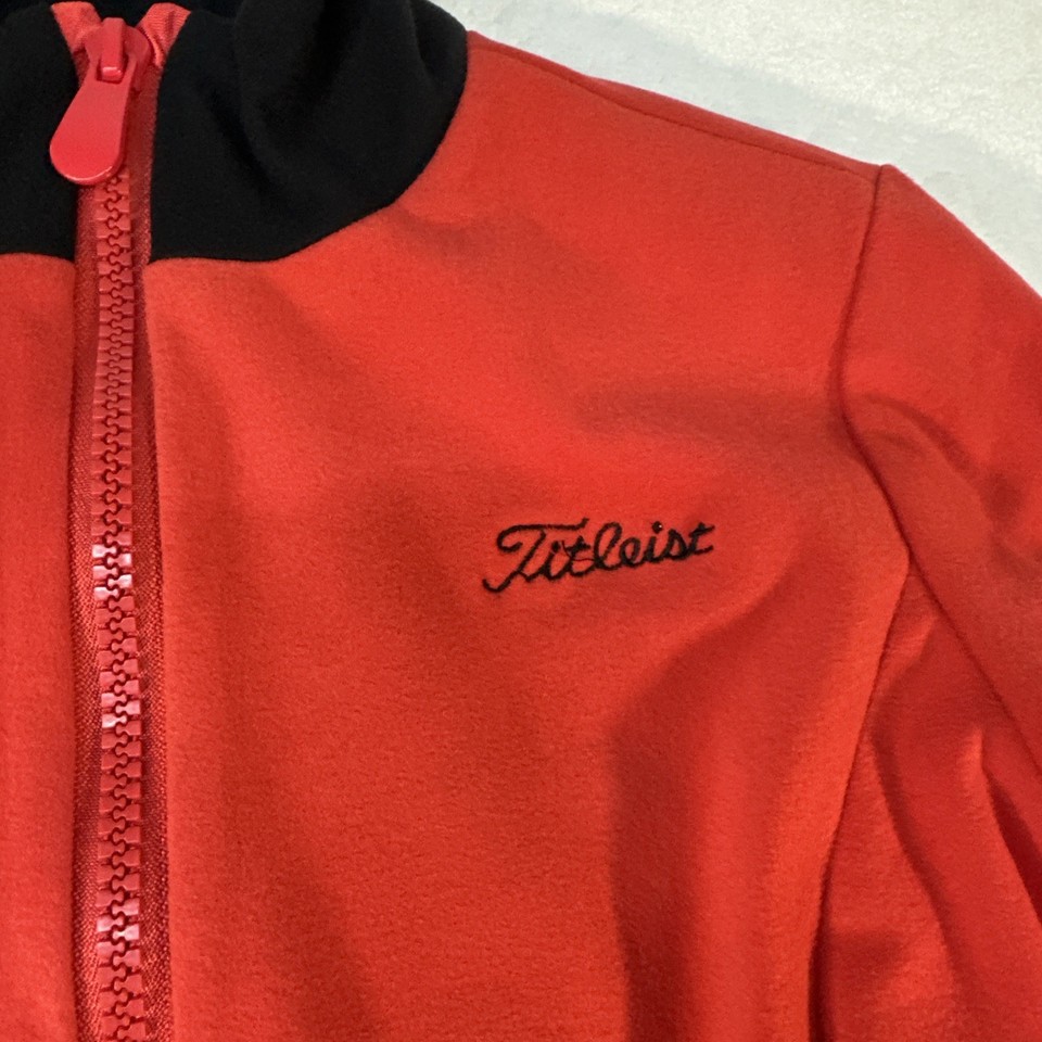 Titleist Zip-up Golf Jacket - Size L - Bright Red Women’s Bowling ...
