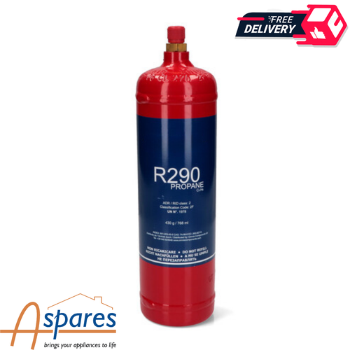 290 REFRIGERANT GAS CAN R290 PROPANE 430g CYLINDER DISPOSABLE BOTTLE ...