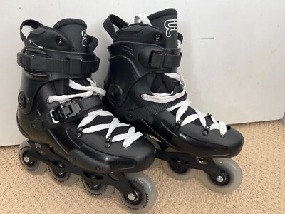 FR Skates FR2 80 BLACK Inline Skates - Used 2x, Size 8 with white FR ...