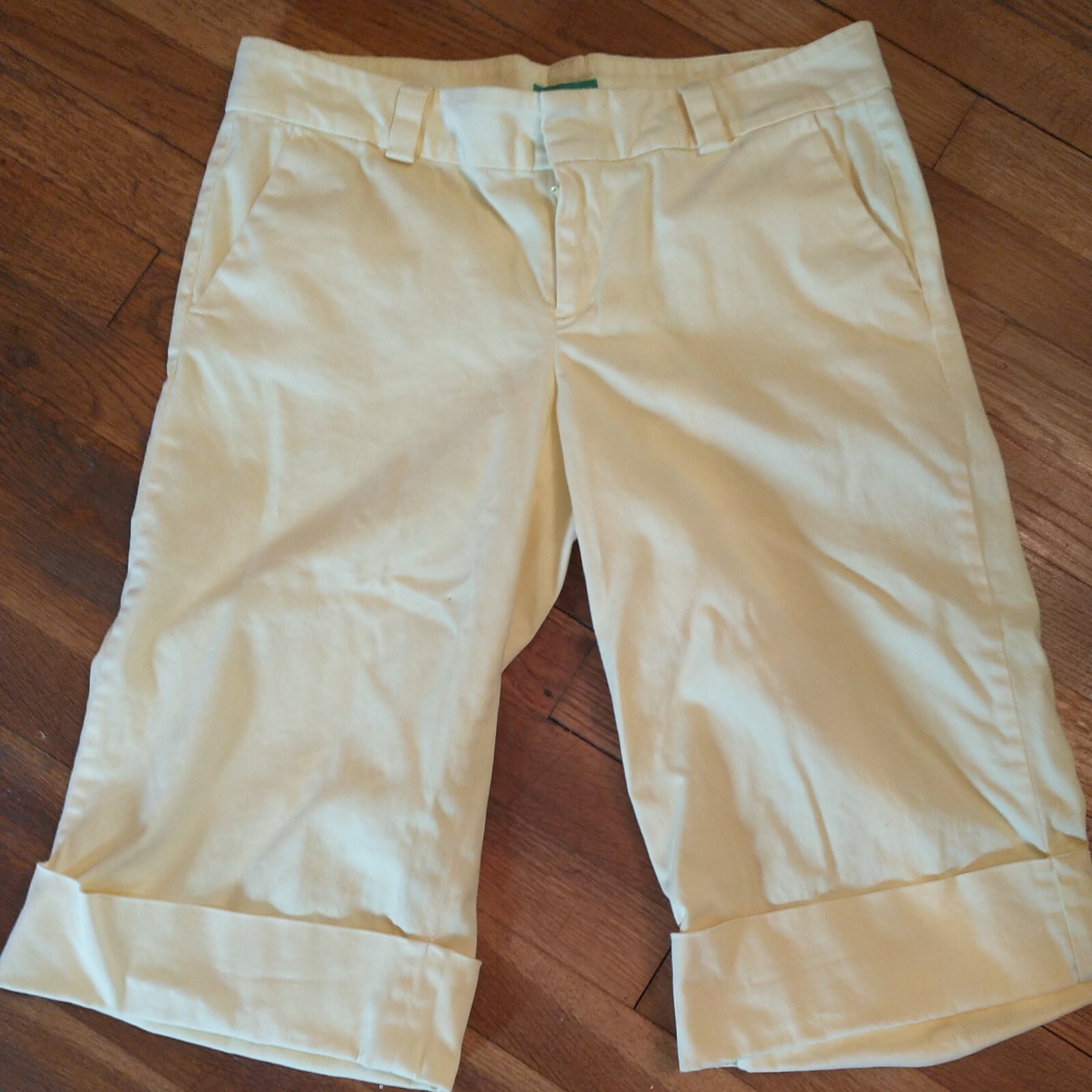 Lilly Pulitzer Palm Beach Fit Yellow Capris Pedal Pus… - Gem