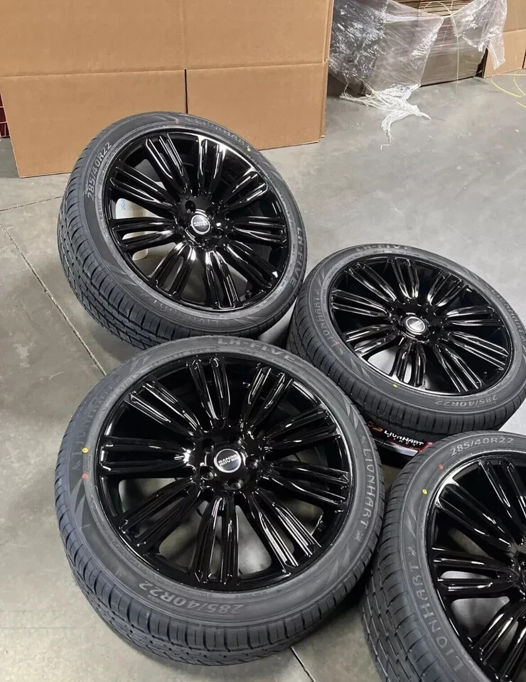 22" RANGE ROVER WHEELS RIMS TIRES AUTOBIOGRAPHY HSE LAND ROVER 5x120 ...