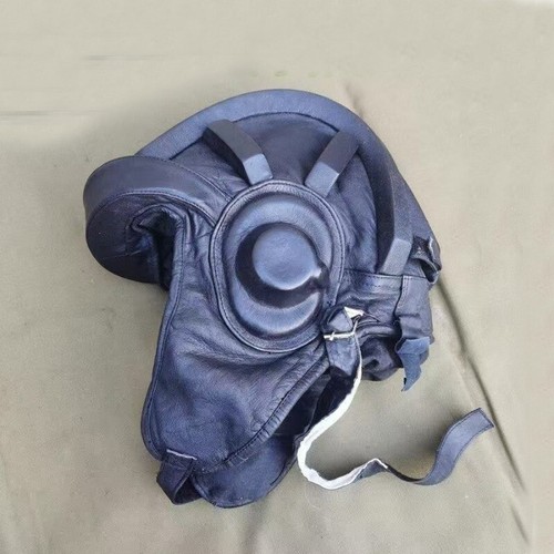 Helmet Original Vintage Leather Soviet Union USSR tanker tankman Tank ...