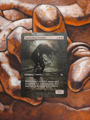 Magic the Gathering Squelching Leeches #2 Hand Painted Unique Custom ...