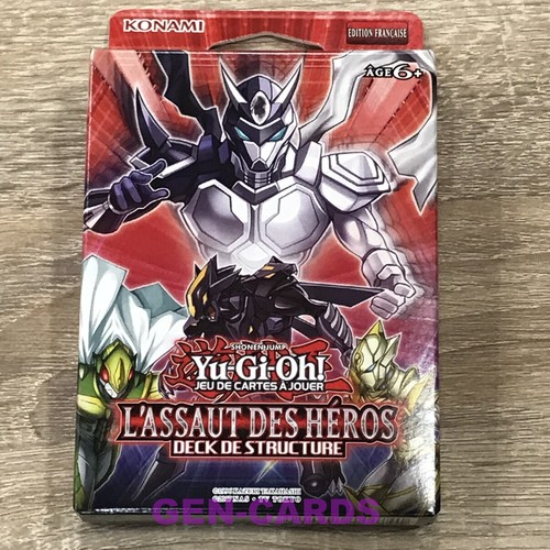 Yu-Gi-Oh! DECK DE STRUCTURE L'ASSAUT DES HEROS NEUF FRANCAIS | eBay