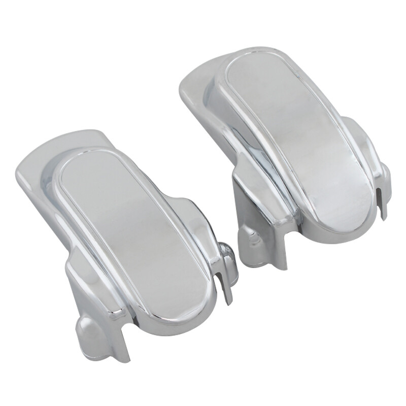 Chrome Rear Frame Axle Covers for Harley Dyna FXD Super Glide FXDF Fat ...