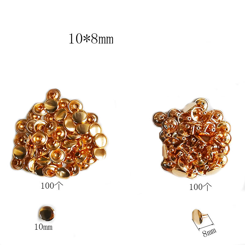 Double Cap Rivets Stud Rapid Rivets Leather Craft Repair 5mm 8mm 9mm ...