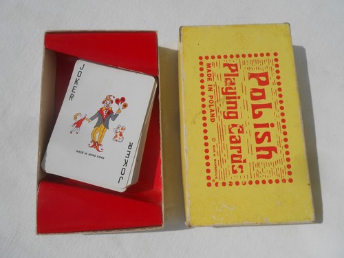 Rare Vintage Polish Playing Cards Made In British Hong Kong Double Face ...
