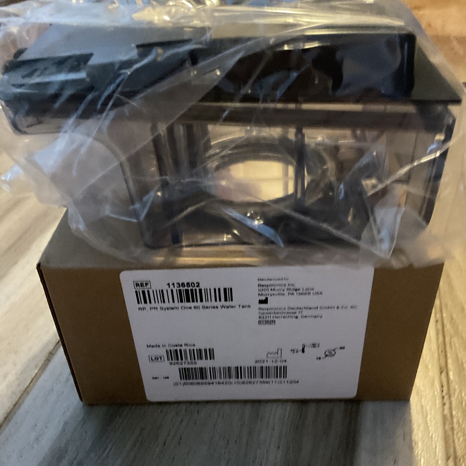 NEW Respironics RP, PR System One 60 Series Water Tank - 1136502 FREE ...