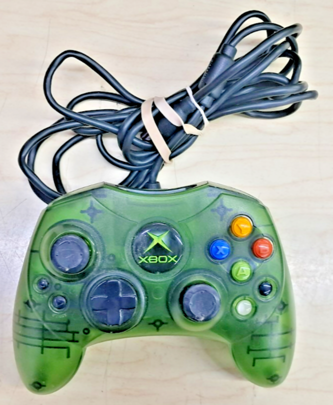 Xbox Original Green Halo Special Edition Console w/ Halo Controller ...