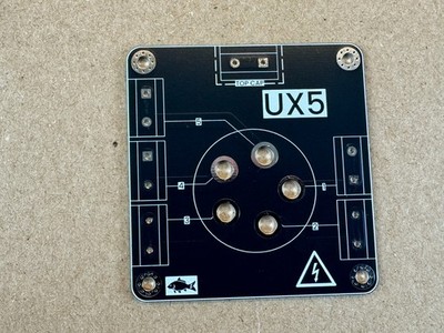 New UX5 5-Pin Vacuum Tube Board Prototype Adapter Socket DIY Breadboard ...