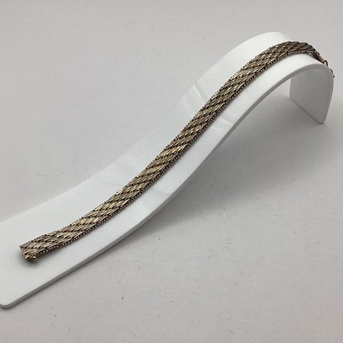 Hallmarked Silver 18cm Woven Bracelet 9.69g (F6) W#668 | eBay Australia