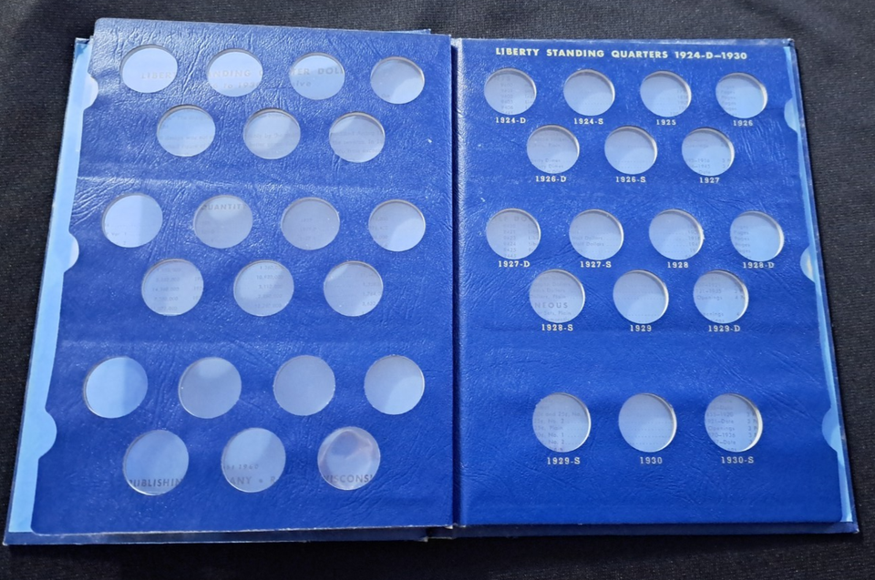 Lot(3) Whitman Coin Albums 1892-1964 Silver Quarters #9416, 9417 and ...
