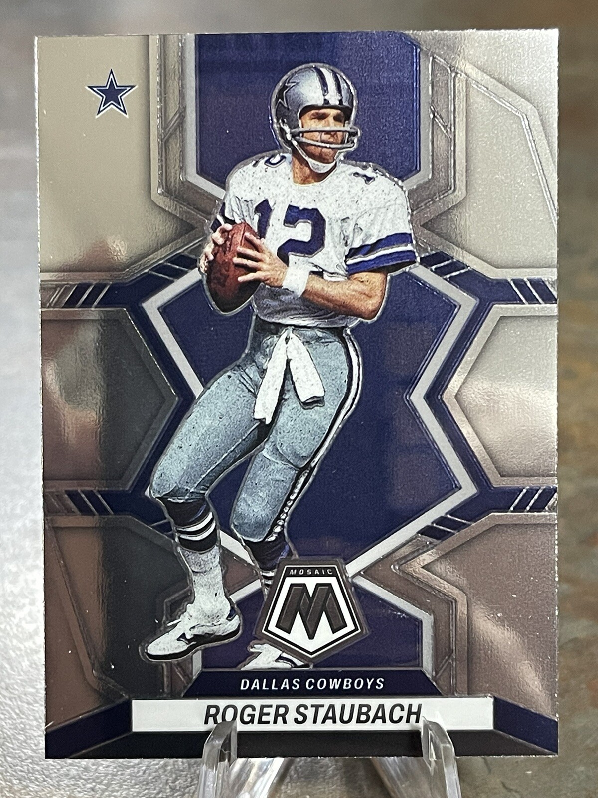 2022 Panini Mosaic #57 Roger Staubach Dallas Cowboys Football Card | eBay