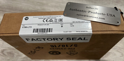 2016 New Allen Bradley 1756-L73 SER B ControlLogix Logix5573 Processor ...