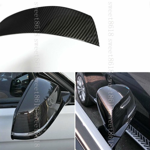 Carbon Fiber Color Wing Side Mirror Cover Trim For BMW 1 2 3 4 Series ...