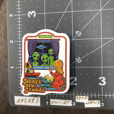 Sm. Glossy Jenny’s New Friends Sticker Humor For Skateboard Guitar ...