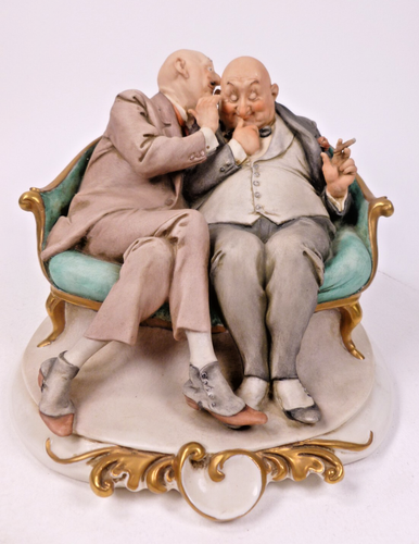 CAPODIMONTE FIGURE "THE GOSSIPS" GIUSEPPE CAPPE - PERFECT | eBay