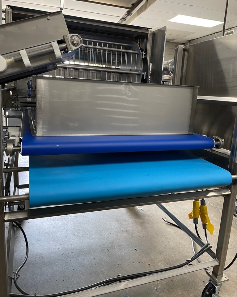 GRICE CHEESE TOPPING DEPOSITOR APPLICATOR 40" WIDE WITH RETURN SYSTEM ...