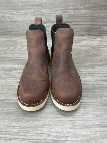 DANNER Men's BULL RUN CHELSEA 6" BROWN WORK BOOTS Pull On 15481 SZ 9 EE ...