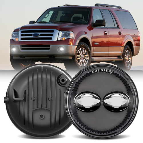2pcs LED Fog Lights Bumper Lamps For 2007-2014 Ford Expedition 2008 ...