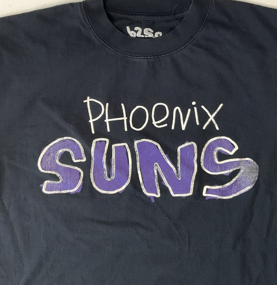 NBALAB B2SS Phoenix Suns Shirt Crewneck Graphic Tee Double Sided Men Sz ...