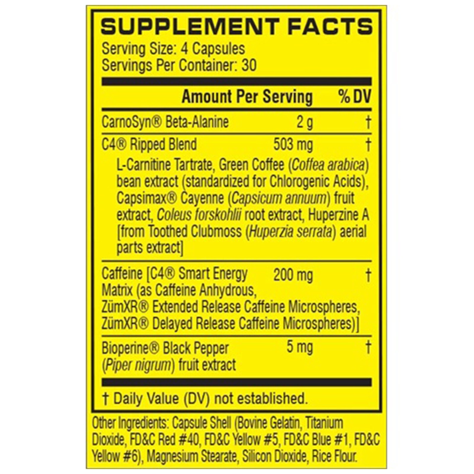 Cellucor C4 Ripped , C4 Ultimate, P6 Red, P6 Ripped, ALL GNC EXCLUSIVES ...