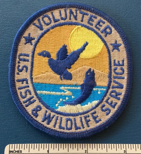 Vintage US UNITED STATES FISH & WILDLIFE SERVICE Volunteer PATCH ...