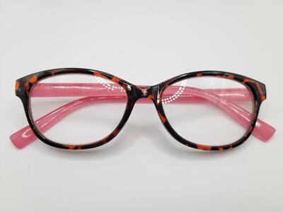 Jessica Simpson Womens Cateye Reading Glasses +2.00 Pink Brown Tort | eBay