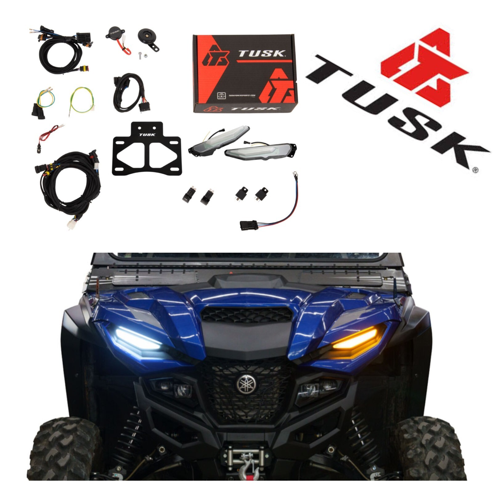 2021+ Yamaha RMAX RMAX4 1000 Plug & Play UTV Signal Horn Kit Street ...