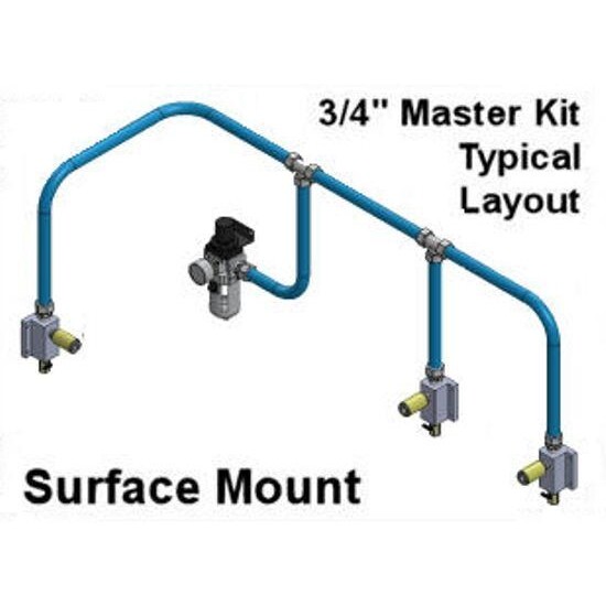 100 FT RapidAir 3/4" MaXLine Master Kit M7500 - Compressor Compressed ...