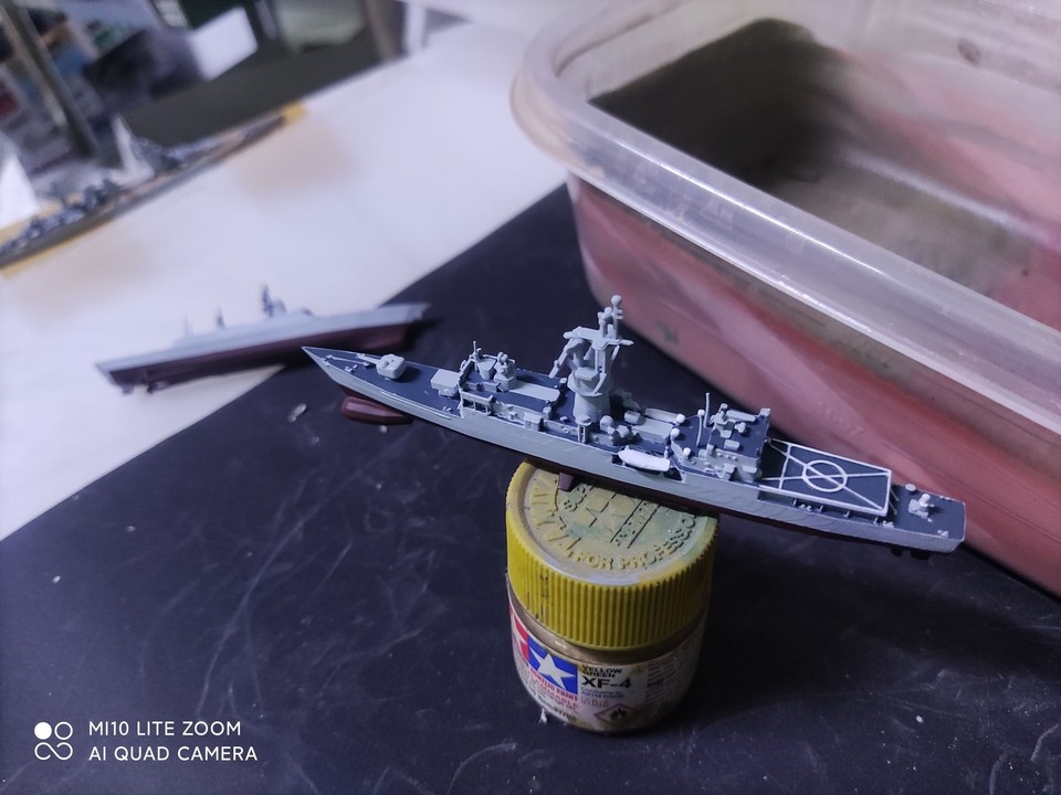 1/1250 finished model of the USS Knox frigate in the United States | eBay