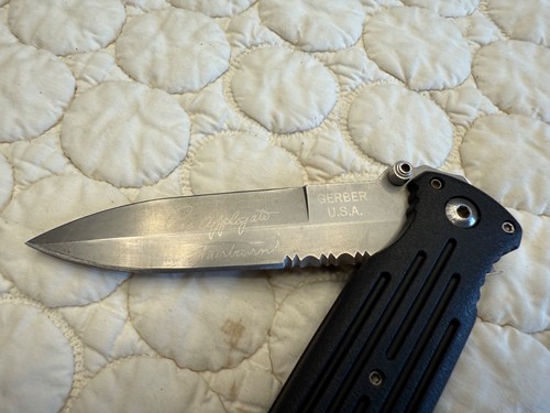 GERBER COMBAT FOLDER Applegate Fairbairn 5 1/4” Folding Tactical Knife | eBay