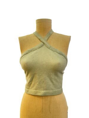 Out From Under Urban Outfitters XL Waffle Knit Crop Criss Cross Emilia ...