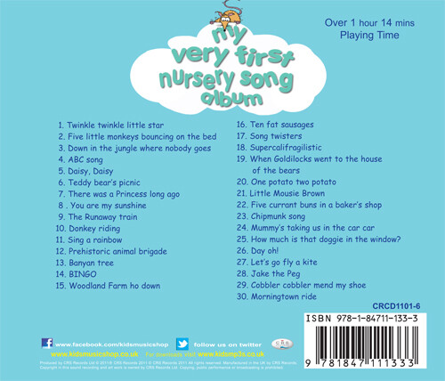 My Very First Nursery Song CD Nursery Rhymes NEW & WRAPPED from ...