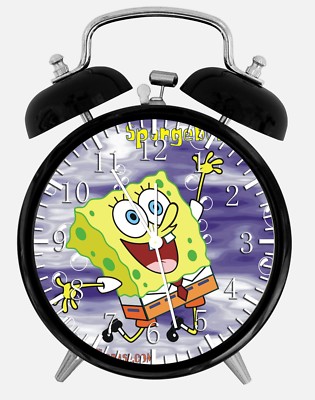SpongeBob SquarePants Alarm Desk Clock 3.75" Home or Office Decor Z149 ...