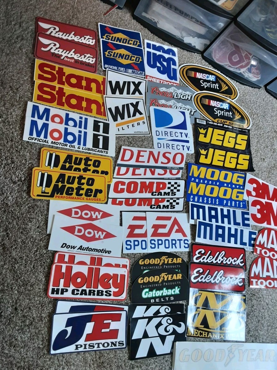 Vintage Nascar Racing Decals Stickers