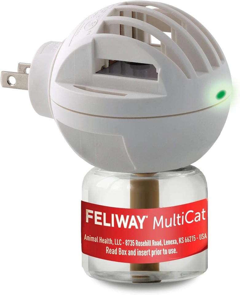Feliway 30 Day Multicat Diffuser Plug-in Starter Kit Refill 48mL | eBay