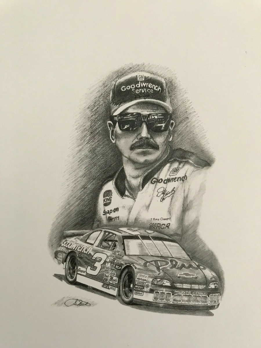 Dale Earnhardt Sketches