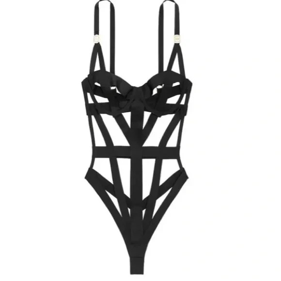 Victoria's Secret Strappy Teddy Black S | eBay