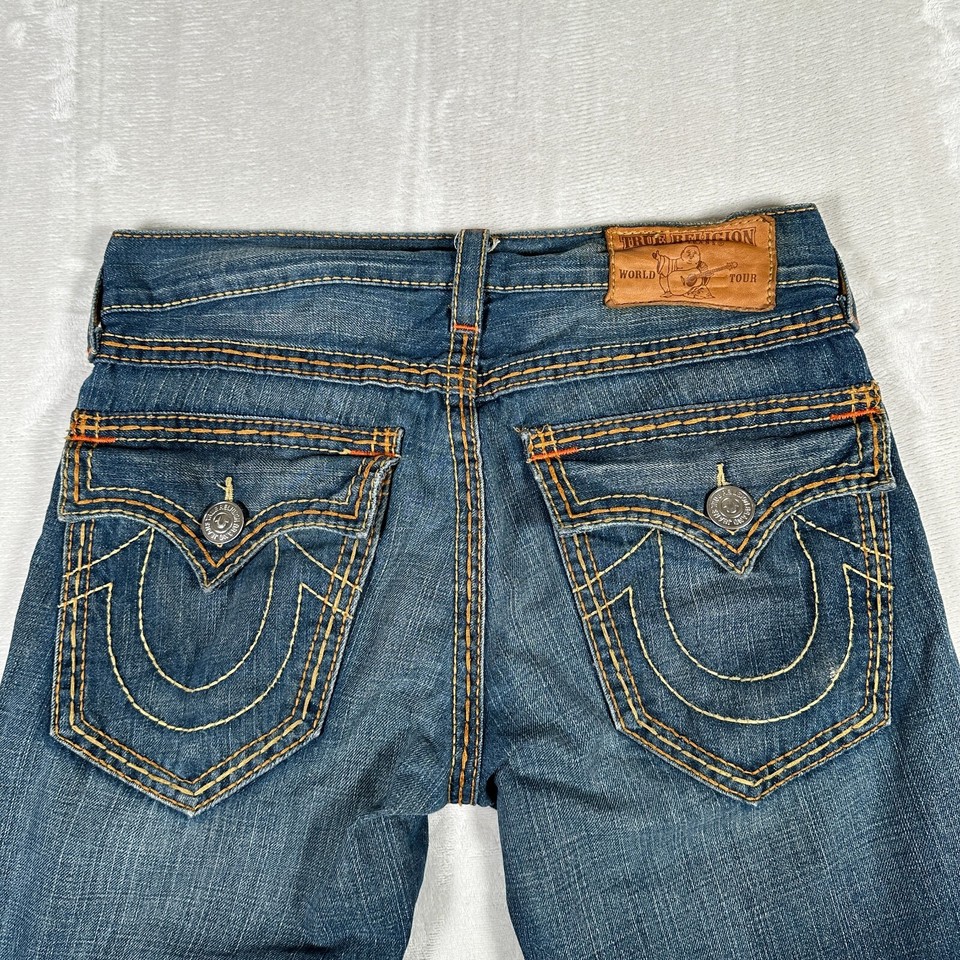 True Religion Billy Big T Bootcut Jeans Men Size 32x27 Cotton USA Fly ...