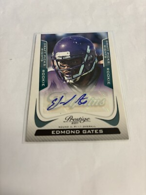 2011 Panini Prestige Autograph Edmond Gates (497/599) | eBay