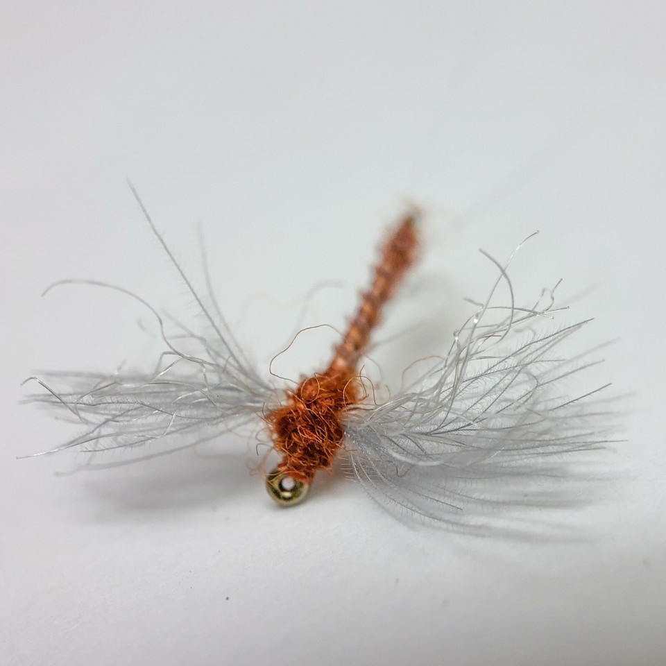 Three (3) CDC Rusty Spinners - Fly Fishing Dry Fly | eBay