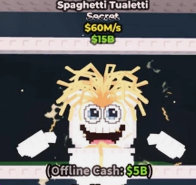 🟢 SPAGHETTI TUALETI 180M/S (SECRET) STEAL A BRAINROT (READ DESCRIPTION ...